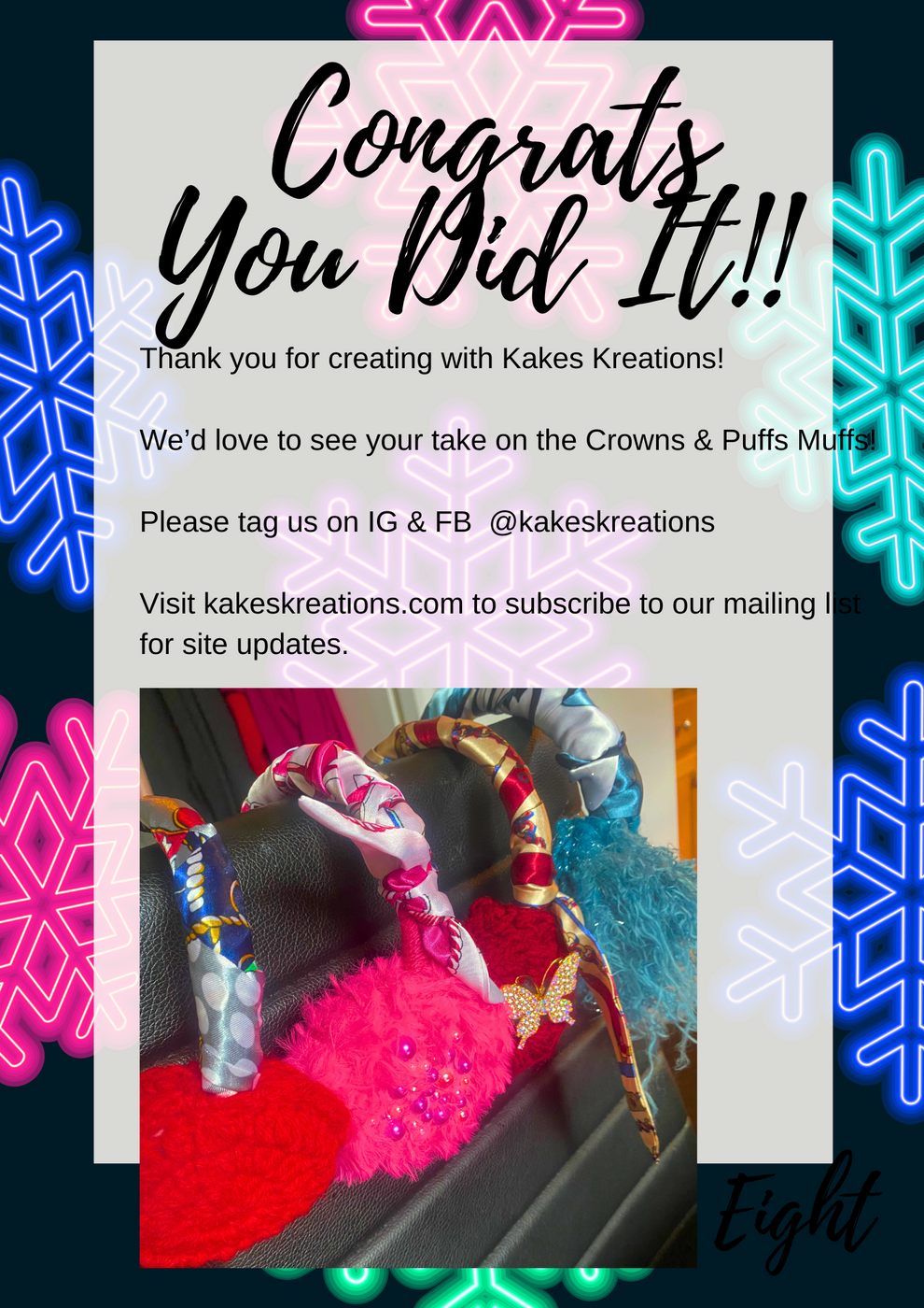 Crowns & Puffs (ear)Muffs – Kakeskreations