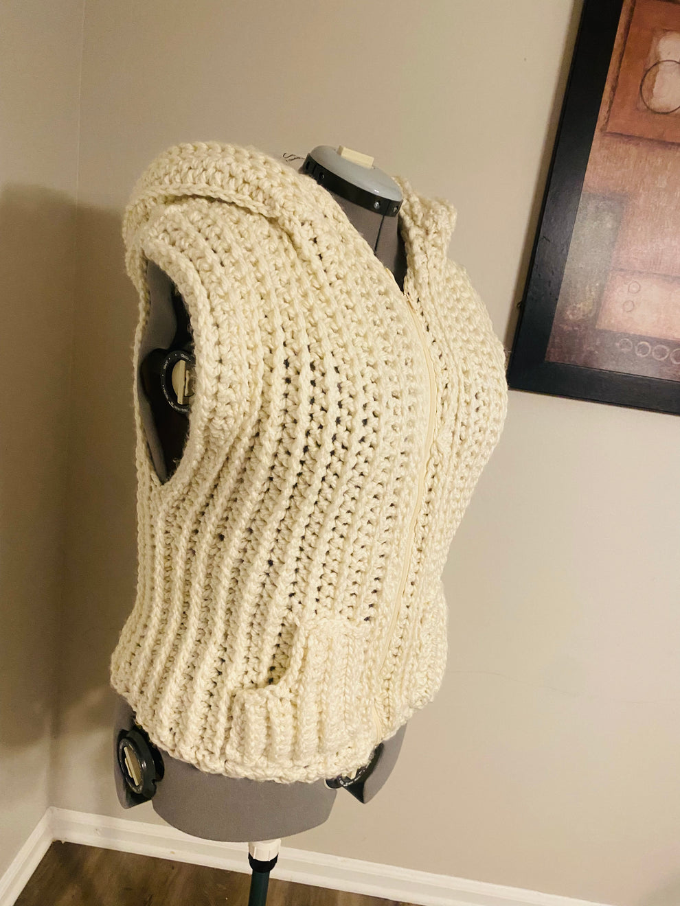 Vintage Peace Hooded Sweater – Kakeskreations